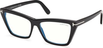 Tom Ford Cat-eye-Brille - - Accessories - unisex - Schwarzk - 55 MM