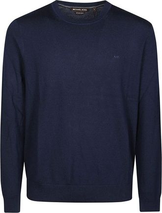 Michael Kors Homme, Pulls, Bleu, Taille: XL Wool Sweater