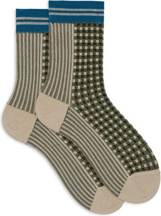 Gallo Gallo, Femme, Sous-vêtements, Multicolore, Taille: ONE Size Short Cotton Socks