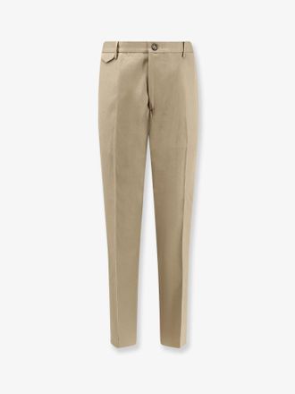 Nugnes Cava cotton and linen trousers - NUGNES 1920 - gender_Man