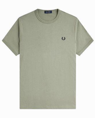 Fred Perry Softes T-Shirt aus Baumwolle mit Logo-Stickerei in