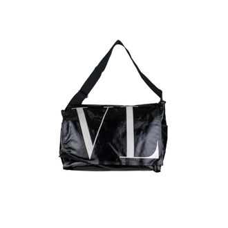 Valentino Garavani Patent Messenger Bag - - Bags - Herren - Schwarzk - ONE SIZE