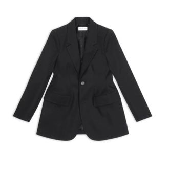 Balenciaga Hourglass Jacke - - Jackets - Damen - Schwarzk - XS
