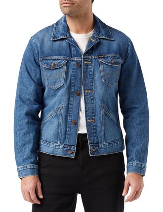 Wrangler Wrangler Herren Icons Jeansjacke, Blau (3 Years 925), XL