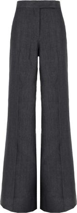Max Mara Femme, Pantalons, Gris, Taille: 38 FR Deserto Wide Pantalons