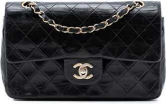 Chanel Pre-owned Sac Bandouli&egrave;re Double Flap - Femme - Pre-owned - Noir - Taille: ONE Size