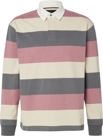 s.Oliver Langarmshirt Polo-Shirt Softes Langarm-Poloshirt im Relaxed Fit