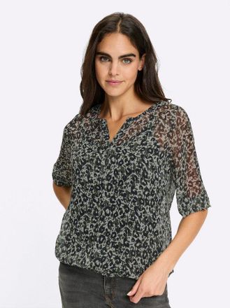 Heine Klassische Bluse Bluse Langarm