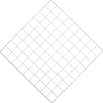 NUOBESTY Gitterwand Fotowandpaneel aus Eisen 32x32cm Wandaufbewahrungswerkzeug mit Wandhalterung f&uuml;r Superm&auml;rkte und Kinderg&auml;rten