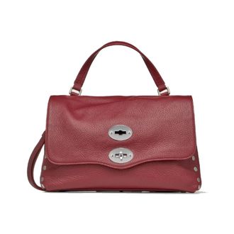 Zanellato Femme, Sacs, Rouge, Taille: ONE Size Sac à Bandoulière en Cuir Rouge Fait Main