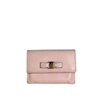 Ferragamo Pre-owned Saffiano Push-Lock Wallet - - Pre-owned - Damen - Rosa - ONE SIZE