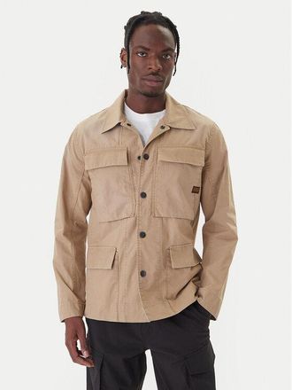 G-Star &Uuml;bergangsjacke 4 Pkt Overshirt D26429-D387 Beige Slim Fit