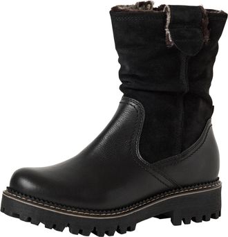 Tamaris Damen Stiefel Leder schwarz 39
