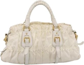 Prada Sac &agrave; main Pre-owned - Femme - Pre-owned - Blanc - Taille: ONE Size