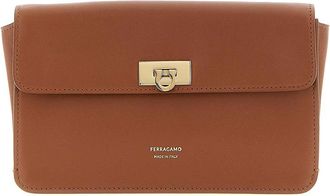 Ferragamo Clutch - Braun