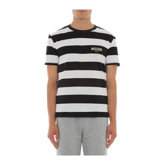Moschino Kurzarm Baumwoll T-Shirt- Modell A07209434 - - Tops - Herren - Schwarzk - XL
