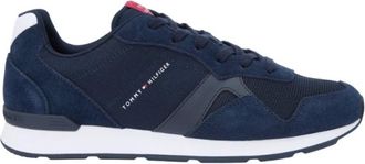 Tommy Jeans Homme, Chaussures, Bleu, Taille: 40 EU Mixed Texture Cleat Ripstop Trainers