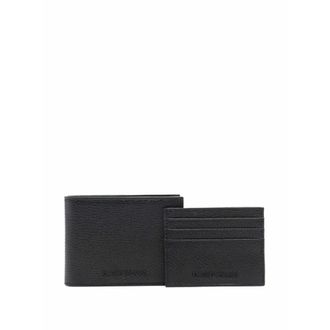 Emporio Armani Ensemble portefeuille et porte-cartes - Homme - Accessoires - Noir - Taille: ONE Size