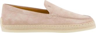 Tod's Tods Loafer - Dames Gomma Rafia Mocassin Roze - Gr. 37,5 (EU) - in Beige - für Damen