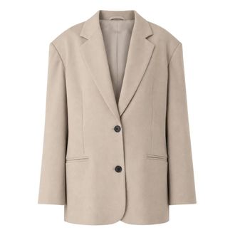 Meimeij Gerades Jackett - - Jackets - Damen - Beige - XS