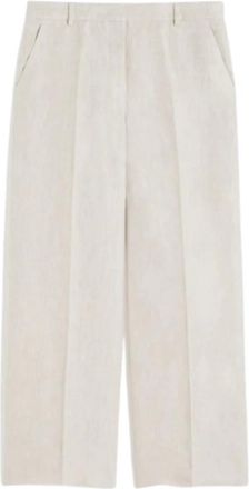 Max Mara Femme, Pantalons, Beige, Taille: 44 FR Wide Pantalons