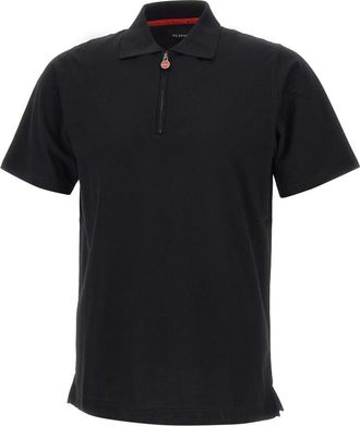 Kiton Homme, Tops, Noir, Taille: 2XL Polo Chemises