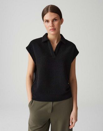 OPUS Sweatshirt GOSTE aus strukturierter Sweatware