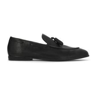 Kazar Homme, Chaussures, Noir, Taille: 42 EU Mocassins en cuir noir Kazar avec d&eacute;tails classiques