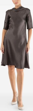 Peter Cohen Vic short-sleeve mini dress - Grau