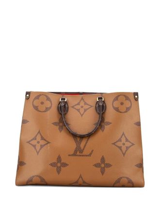 Louis Vuitton OnTheGo Reverse Monogram Giant GM tote bag - Marron