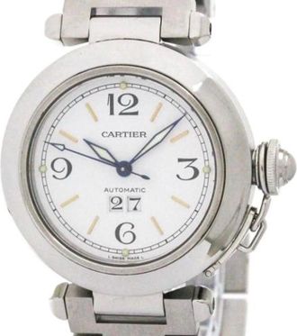Cartier unisex, Pre-owned, Blanc, Taille: ONE Size Montre Vintage Pre-owned