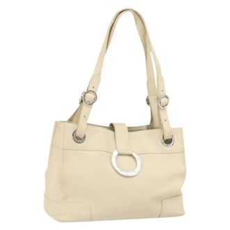 Bulgari Sac bandouli&egrave;re vintage Pre-owned - Femme - Pre-owned - Beige - Taille: ONE Size