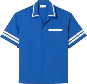 Lacoste Hemd f&uuml;r Herren, Baumwolltwill, leger (Blau)