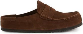 Birkenstock Mules Naples en cuir su&eacute;d&eacute;