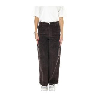 Obey Wide Hosen - - Trousers - Damen - Braun - W27
