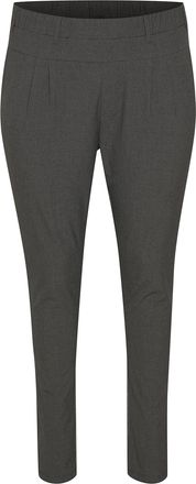 Kaffe Curve Pants Suiting KCjia Damen Große Größen Hose Casual Anzughose 54, Dark Grey Melange 54