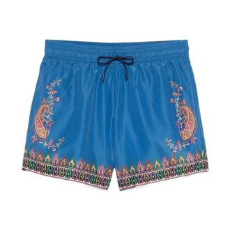 Etro Paisley Print Badeshorts - - Swimwear - Herren - Blau - L