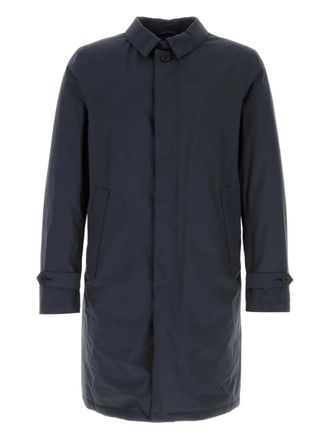 Herno trench &agrave; simple boutonnage - Bleu