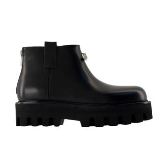Alexander McQueen Stiefeletten mit Rei&szlig;verschluss und Profilsohle - - Shoes - Damen - Schwarzk - 41 EU