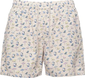 Saint Barth Homme, Maillots de bain, Multicolore, Taille: M Lighting Micro Fantasy Swim Shorts