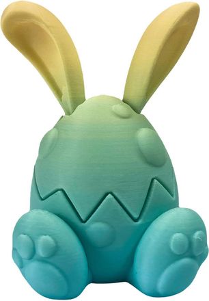 Generic Haseneier, bedruckt, Osterfigur, Dekoration f&uuml;r Ostern | Dekoration des Osterhasens, Festival, Hasendekoration, 3D, Spielzeug, Osterdekoration, bedruc