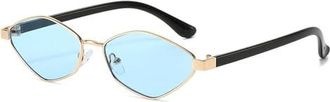 Generic Lunettes De Soleil Tendance &Agrave; Petite Monture For Hommes, For Les Vacances, D&eacute;placements, F&ecirc;tes, For Femmes(Blue)