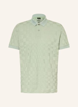 HUGO BOSS Strick-Poloshirt Spirit gruen