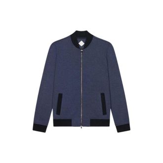 Pal Zileri SweaT-shirt en jersey stretch bleu - Homme - Vestes - Bleu - Taille: 2XL
