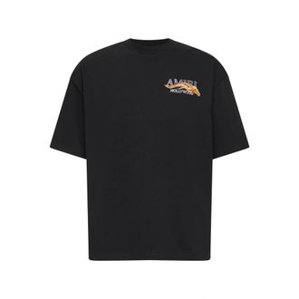 Amiri Homme, Tops, Noir, Taille: S Hollywood Horse Oversized Tee