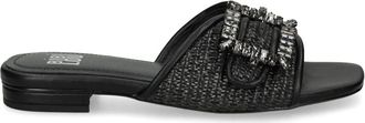 Bibi Lou Gewebte Sandalen mit Schnalle - Schwarz