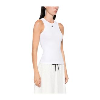 Vivienne Westwood Femme, Tops, Blanc, Taille: 38 FR Hauts sans manches