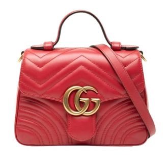 Gucci Sac bandouli&egrave;re matelass&eacute; doccasion - Femme - Pre-owned - Rouge - Taille: ONE Size