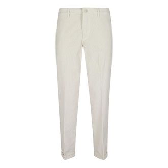 Fay Velours Stretch Cordhose - - Trousers - Damen - Wei&szlig; - W30