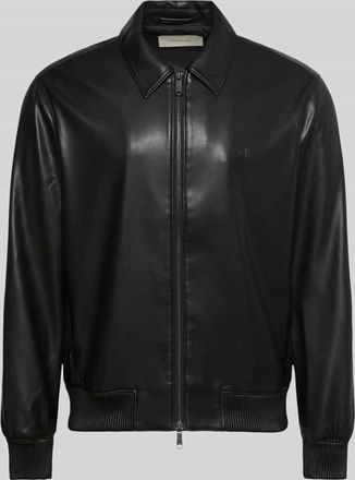Calvin Klein Jeans Regular Fit Kunstlederjacke mit Rei&szlig;verschluss